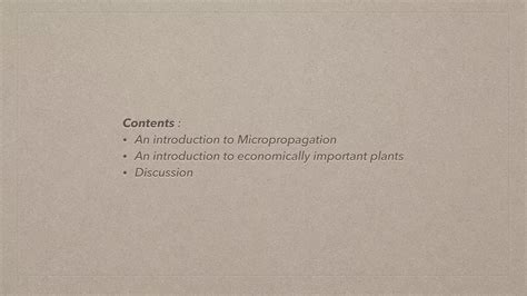 Plants Tissue Culture Micropropagation And Economy Ppt