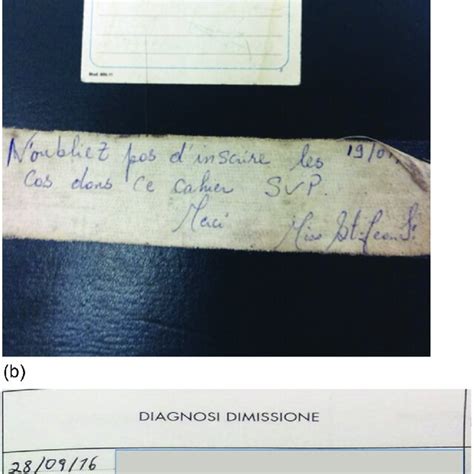 A Surgery Log Book Arrived After The Earthquake Provided By An