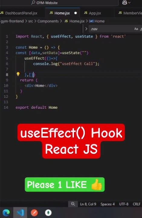 What Is Useeffect Hook In React Js Shorts Coding Ytshorts