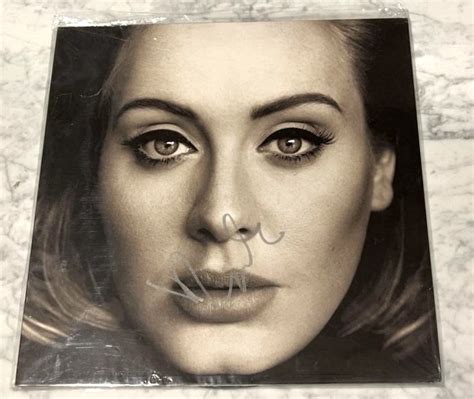 Lot Detail Adele Signed “25” Album Record Beckettbas Authentication