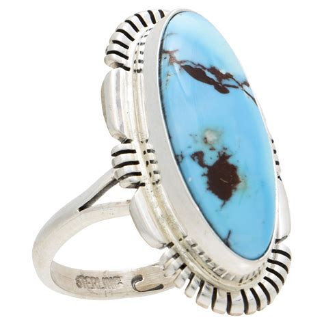 Navajo Golden Hill Turquoise Ring For Sale At 1stdibs Golden Hills