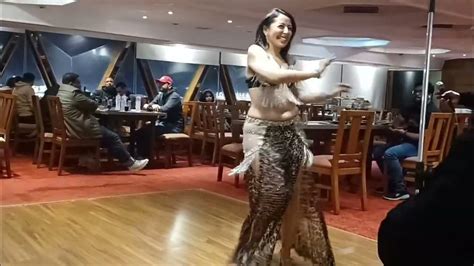 Sexy Egyptian Performing Belly Dance On Cruise Nile River In Cairo