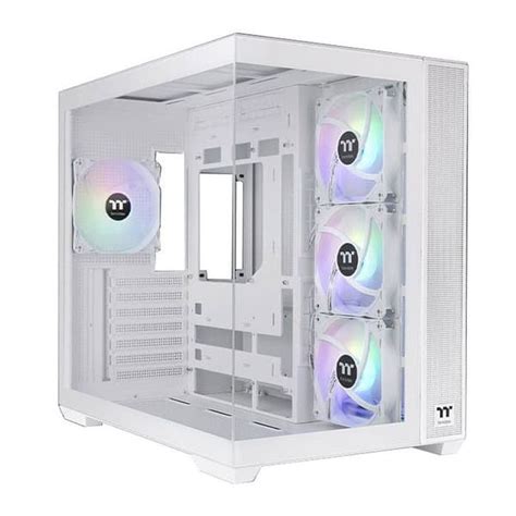 Thermaltake View 380 Xl Chassi Pc Atx Midi Tower Vit Härdat Glas Argb Cdon