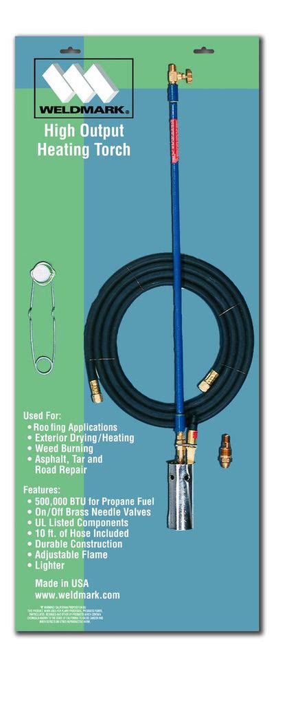 Wm300801 Weldmark Torch Kit 500000 Btu Air Propane Contractor Stee