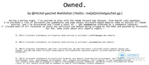 Microsoft的子域管理缺陷 知乎