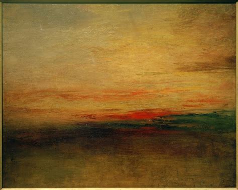 Sunset By Joseph Mallord William Turner Fine Art Print