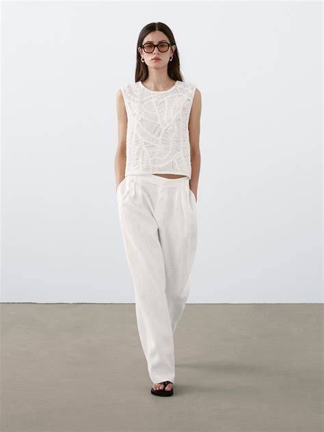 Womens Designer Tops Massimo Dutti Gb