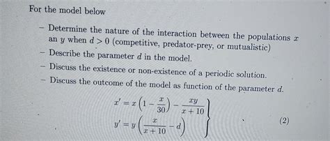Solved Answer The Questions Given Using Model That Is Chegg Com