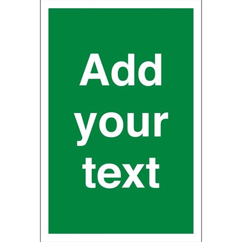 Custom Safe Condition Sign From Key Signs Uk