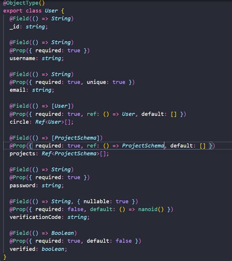 Node Js Type Graphql Typegoose Backend Error While Linking Models Error Error Prop Option