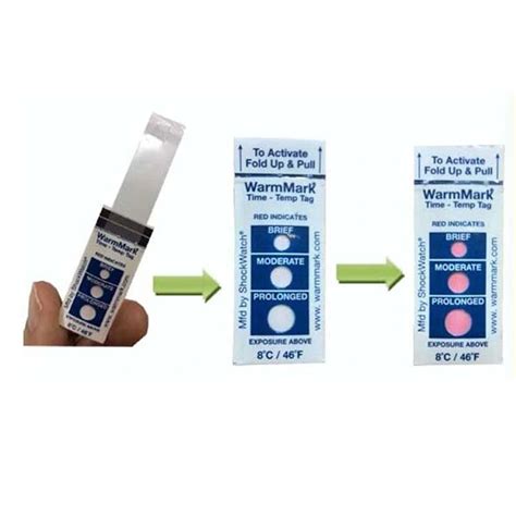 Temperature Label For Storage Of Pharmaceutical Products Temperature
