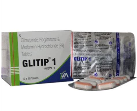Glitip 1 Tablet At Best Price In Coimbatore Fishman Healthcare