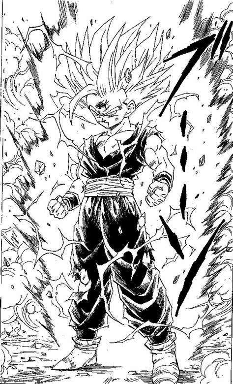 Dragon Ball Z Teen Gohan Coloring Pages