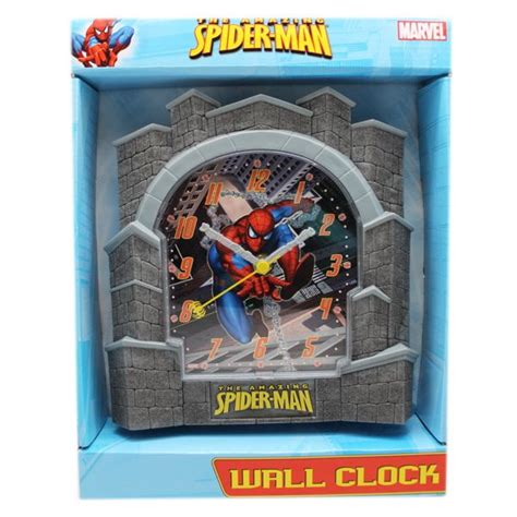 The Amazing Spider Man City Building Wall Clock