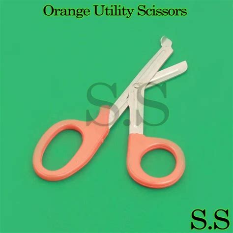 10 Pcs Orange Utility Scissors 725 Multi Purpose Diy Ems Emt Shears