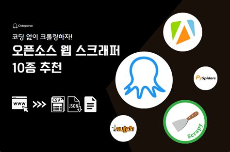 초보자도 쓸 수 있는 데이터 수집용 웹 스크래퍼 추천 Octoparse
