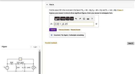 solved texts 7 find the value of z in the circuit seen in the figure