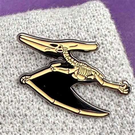 Pteranodon Skeleton Pin — Heebie Jeebies Usa