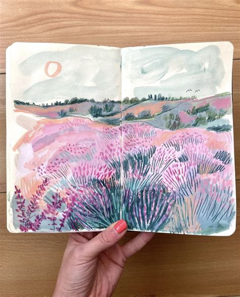 Sarah Kirks Brain Quieting Sketchbook Spreads Doodlers Anonymous
