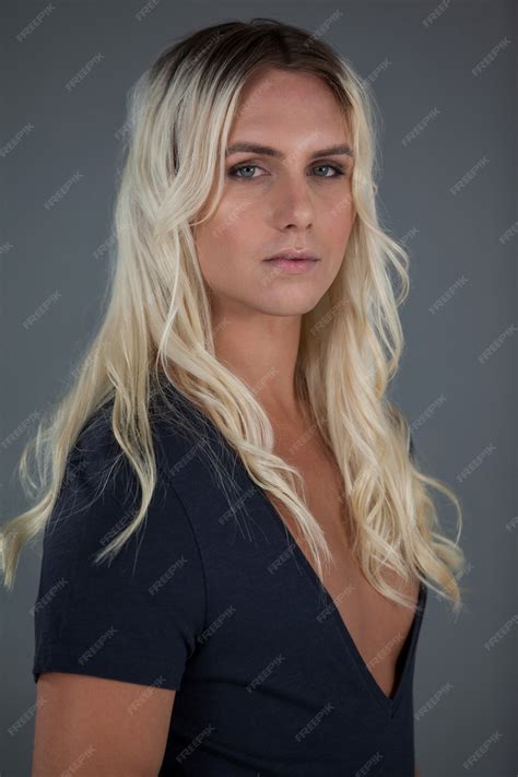 Premium Photo Portrait Of Beautiful Transgender Woman