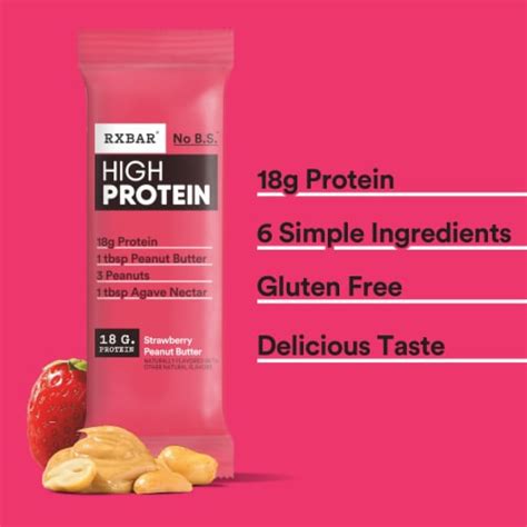 Rxbar® High Protein Bars Strawberry Peanut Butter 5 Ct Smiths Food