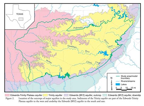 Trinity Edwards Aquifer Courtesy Texas Government San Antonio Report