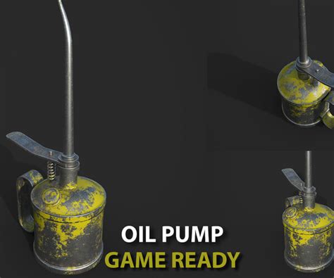 Artstation Oil Pump Game Assets