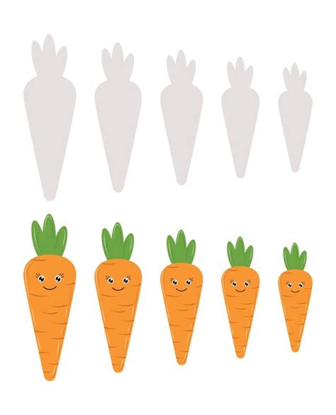 premium vector size sorting printable activity