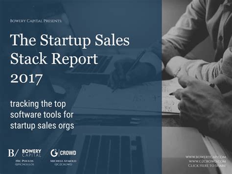Startup Sales Stack Report 2017 Pdf
