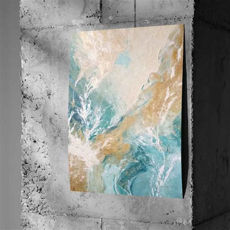 Poster Crystal Sprites Abstrakt Kunstdruck Wandbild