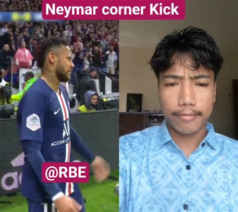 Neymar Corner Kick Reacts By Epan Youtube