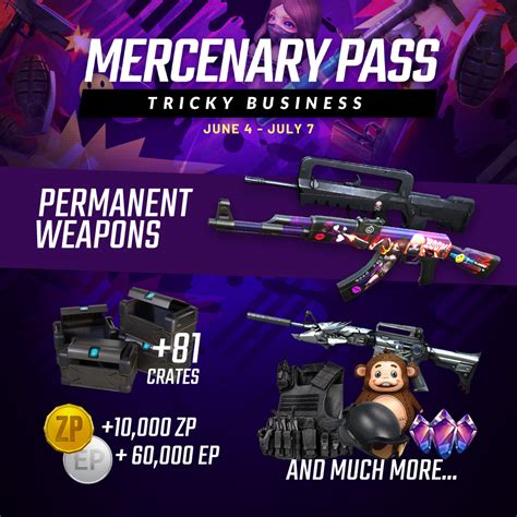 Crossfire West On Twitter The Mercenary Pass Has Arrived Dont Miss