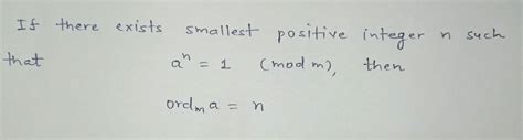 answered prove that for m ≥ 3 an integer ordm m − 1 2 bartleby