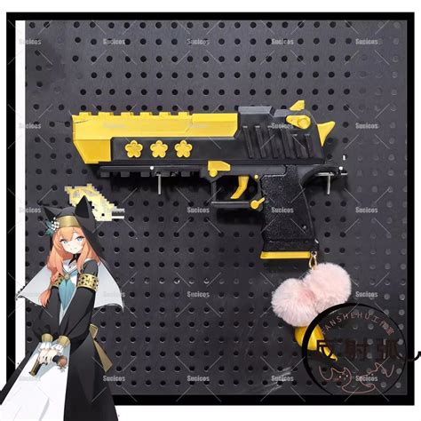 Anime Blue Archive Iochi Mari Nun Cosplay Prop Gun Anaxa Handgun Prop