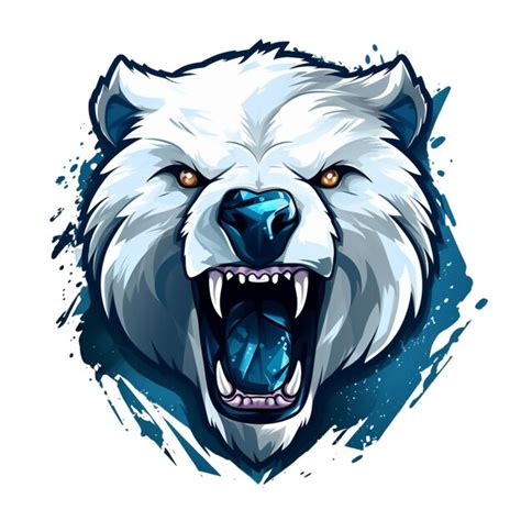 Premium Vector Cartoon Wild Bear Face Vector Design