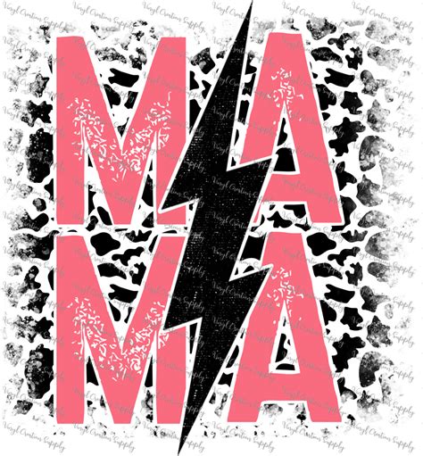 Cheetha Mama Lightning Bolt Vinyl Creation Supply