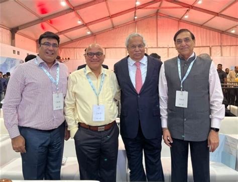 With Dr Purnendu Chatterjee Chairman Of The Chatterjee Group At The Inauguration Of There New