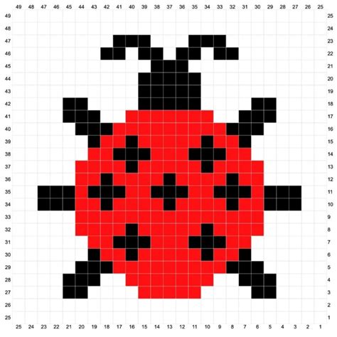 Ladybug Crochet Square Pattern High Desert Yarn