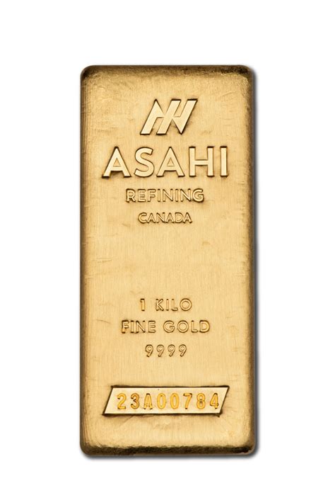Asahi 1 Kilo Gold Bar Asahi Refining Asahi Refining