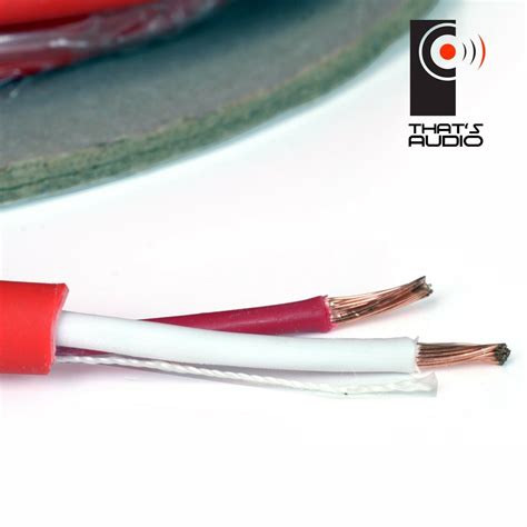 Installation Grade Speaker Cable Lszh Lsoh 2 Core Thats Audio