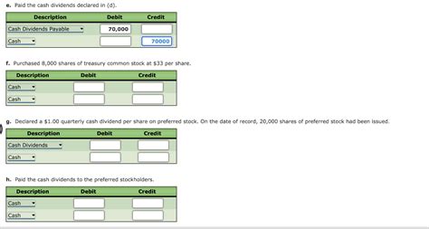 Solved Comprehensive Problem 4 Part 1 Selected Transactions