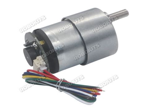 Rhino Gb37 12v 20rpm 20kgcm Dc Geared Encoder Servo Motor Rhino Gb37