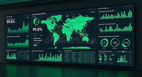Global Data Visualization Dashboard Stock Illustrations 7100 Global