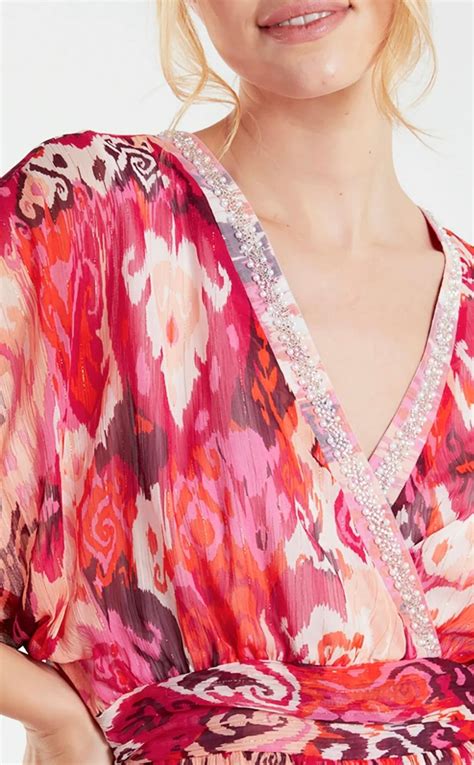 Mhari Red Wrap Dress The Style House Personal Styling And Online Boutique