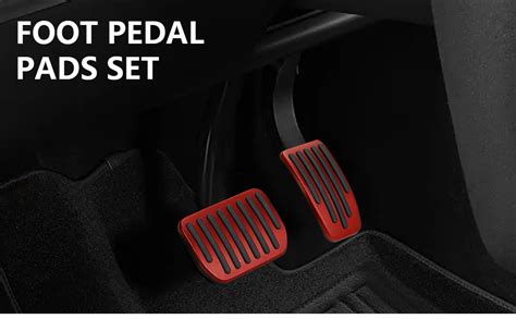 Tecledsn Juego De Almohadillas Para Pedales Cubiertas De Pedal De