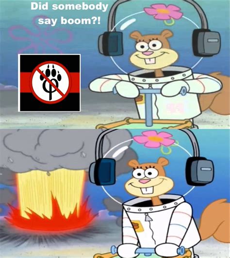 Sandy Cheeks Blows Up Anti Furry By Yass2009 On Deviantart