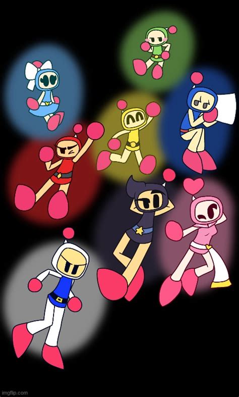 Here Comes The Bomberman Bros Art By Sweetwolf05 Imgflip
