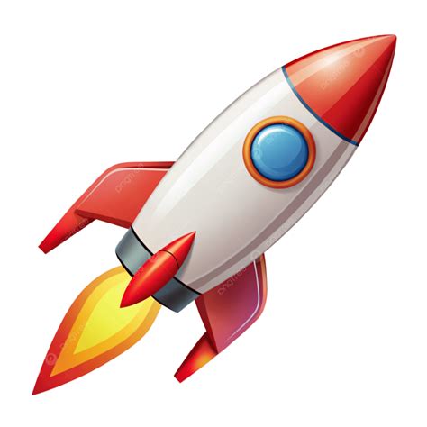 A Cartoon Rocket