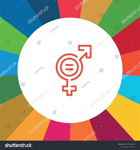 5 Gender Equality Corporate Social Responsibility Stock Vector Royalty