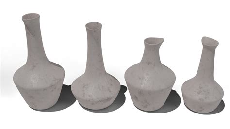 Rustic Vases Pack 2 3d Turbosquid 2024471